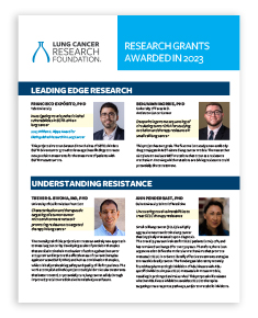 Press kit - Lung Cancer Research Foundation